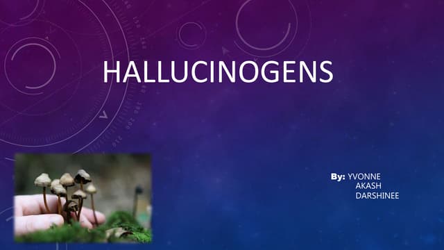 hallucinogens | PPTX