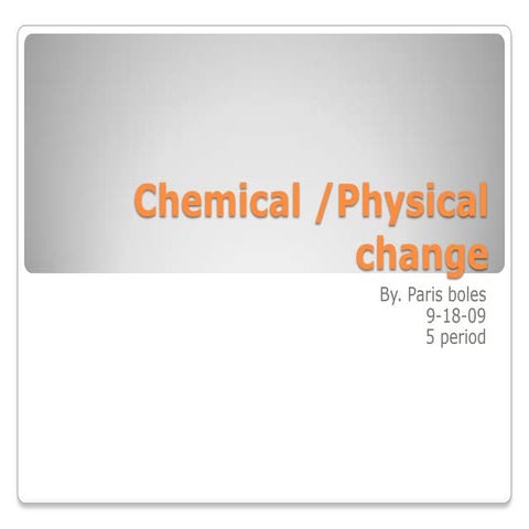 Chemical 2 | PPTX | Chemistry | Science