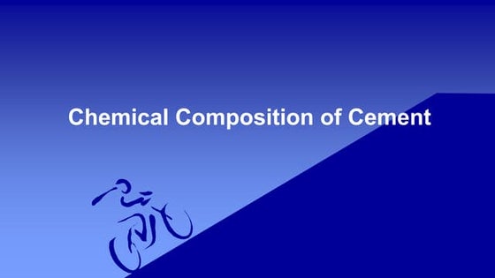 The chemical composition of cement | PDF