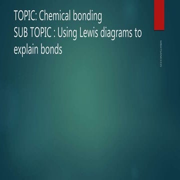 Chemical bond | PPT