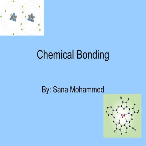 Chemical Bonding | PPT
