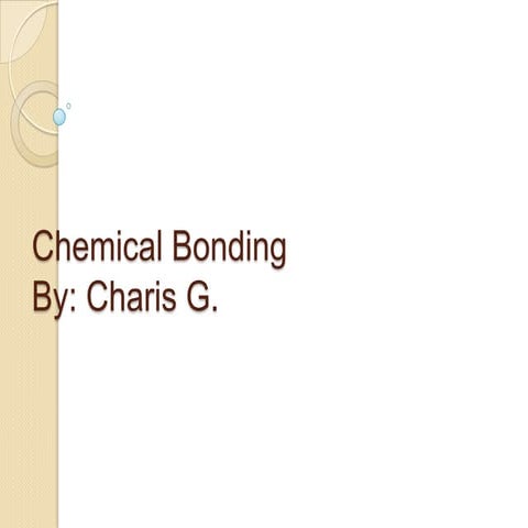 Chemical Bonding In Sports | PPTX