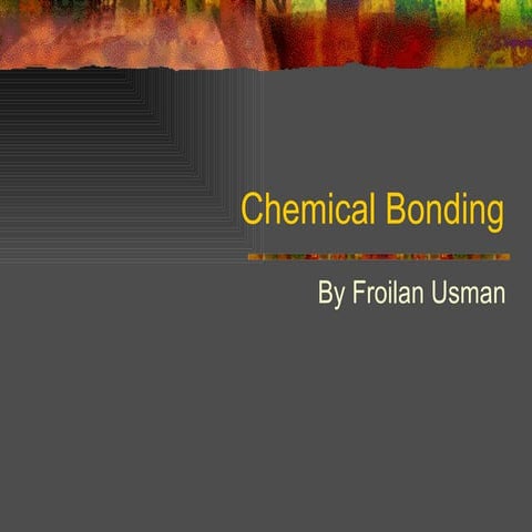 Chemical Bonding | PPT