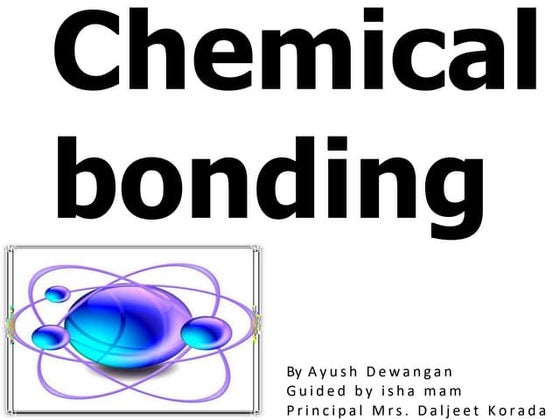 Chemical Bonding | PPTX