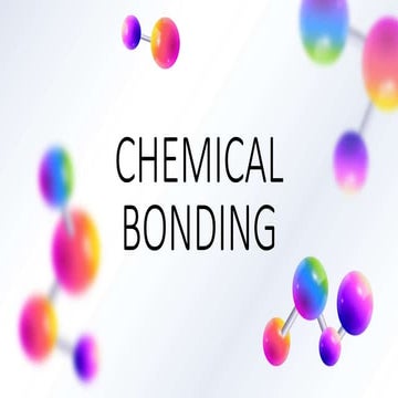 CHEMICAL BONDING.pptx