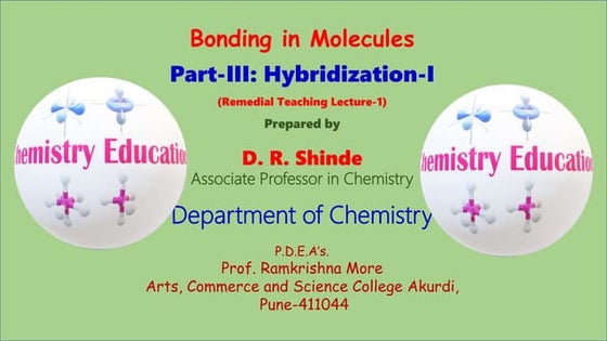 Presentation on Hybridization | PPT