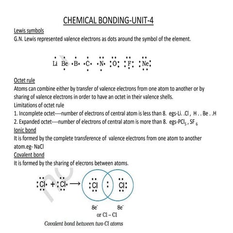 Chemical bonding (ncert) | PPT