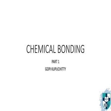 CHEMICAL BONDING COMPLETE as chemistry 9701 | PDF