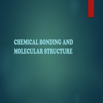 CHEMICAL BONDING LESSON 4 .pptx
