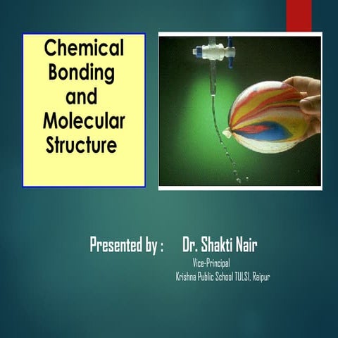Chemical Bonding for class 12 cbse curriculum | PPT