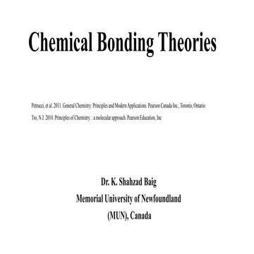 Chemical bonding theories, 10(1) | PPTX | Chemistry | Science