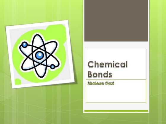 Chemical bonding | PPT