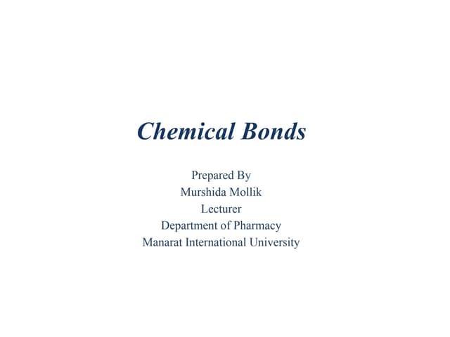 Properties of Ionic compounds and Covalent Bonds | PPTX