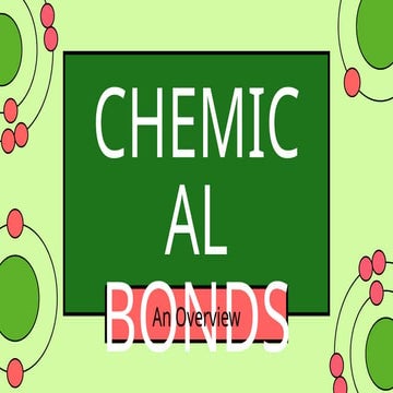 Chemical Bonds Chemistry Presentation.pptx