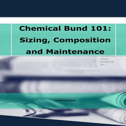 Bunding and spill management guidelines | PDF