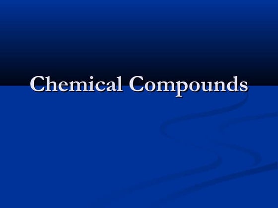 Covalent compounds project example | PPT