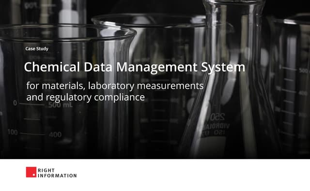 Chemical data management system - Case Study | PPT Chemical data management system - Case Study | PPT