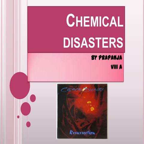 Chemical disasters | PPTX