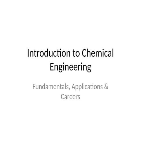 Chemical_Engineering_Intro power point pre | PPT