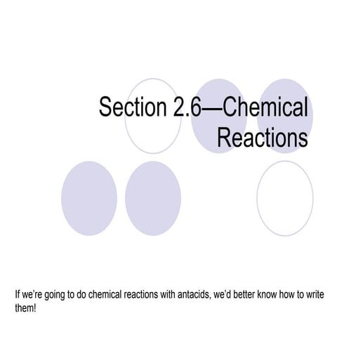 Chemical equations | PPT