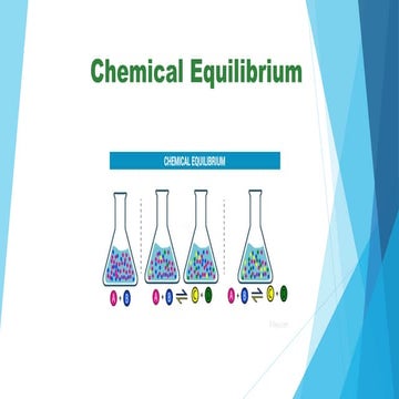 Chemical equilibrium | PPTX | Chemistry | Science