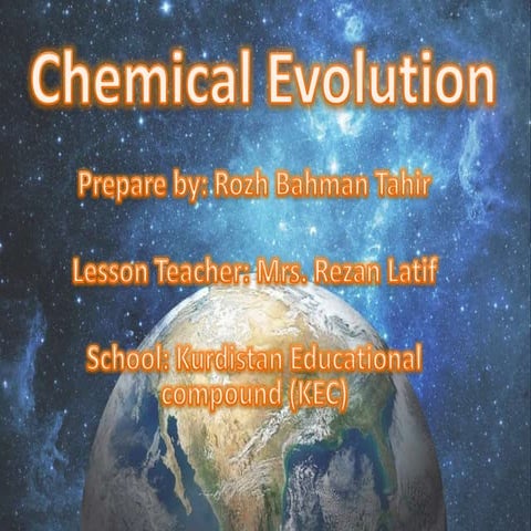Chemical evolution theory of life’s origins | PPTX