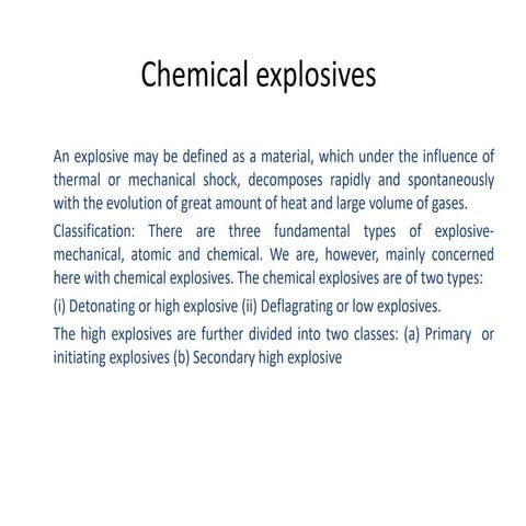 Chemical Explosives Organic Chemistry Of Explosives By Jai Prakash
