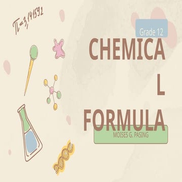 writing chemical formulas | PPTX