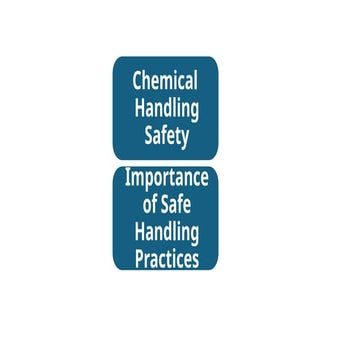 CHEMICAL HANDLING SAFETY AWARENESS PRESENTATION | PPTX