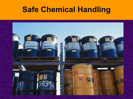 Dangerous Goods and Combustible Liquids Segregation Chart | PPT
