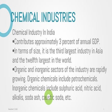 Chemical industries 2 | PPTX