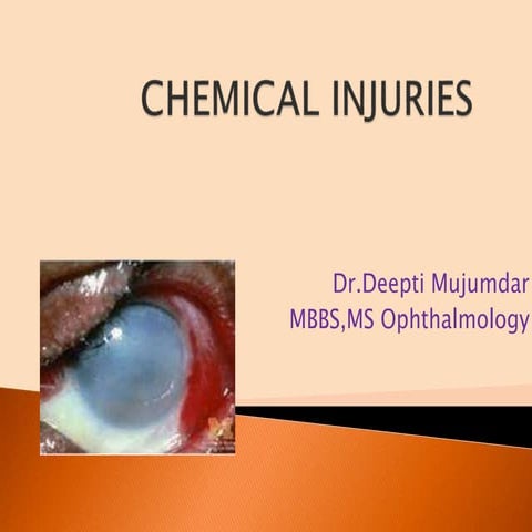 Chemical injuries | PPT