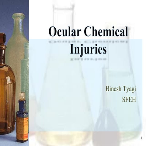 Chemical injury to eye | PPTX