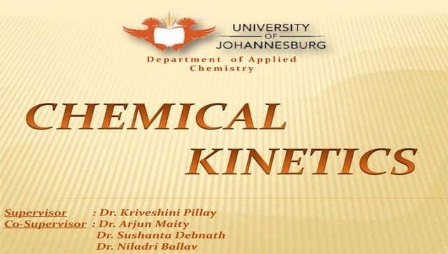 Chemical kinetics