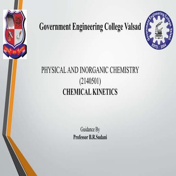 Chemical kinetics | PPT