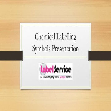 Chemical labelling Symbols | PPTX