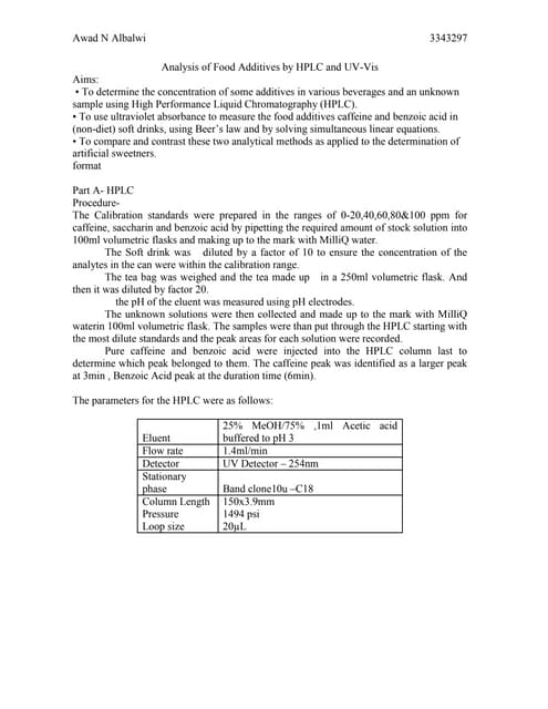 Analytical Chem Presentation | PPT
