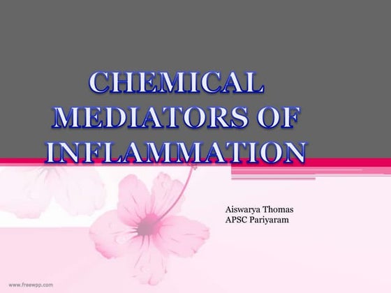 Inflammatory mediators | PPT
