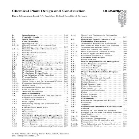Chemical plant design & construction 2016 | PDF