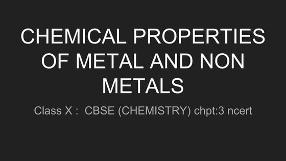 Metals Nonmetals metalloids | PPT