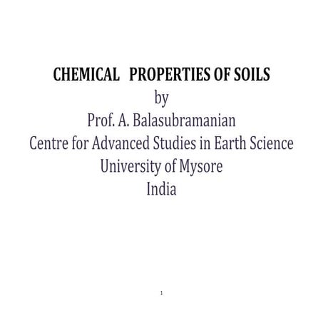 Inorganic and organic components of soil (soil composition) | PPTX