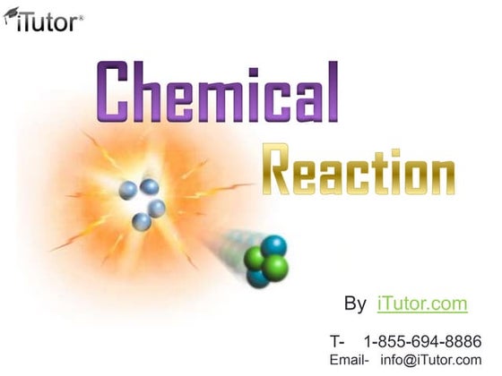 Ppt chemical reactions | PPT
