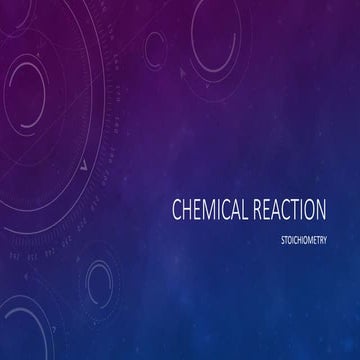 Chemical reaction | PPT