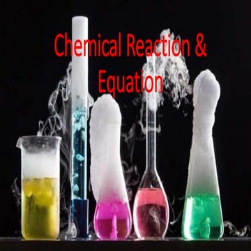 Chemical Reaction & Equation class 10.pptx