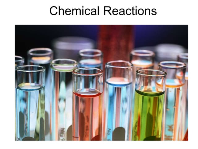 Ppt chemical reactions