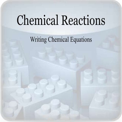 Chemical reactions | PPT