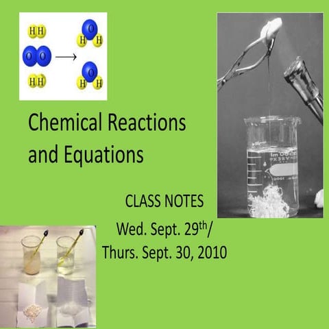 Chemical reactions and equations | PPTX