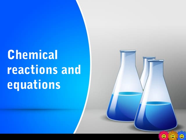 Chemical reactions and equations class 10 CBSE | PPTX