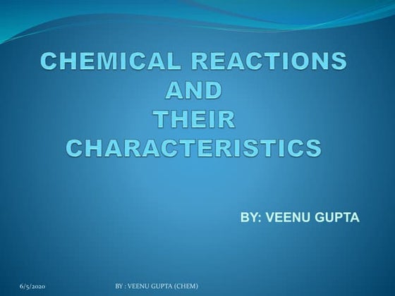Types of Chemical reaction class 10 | PPT