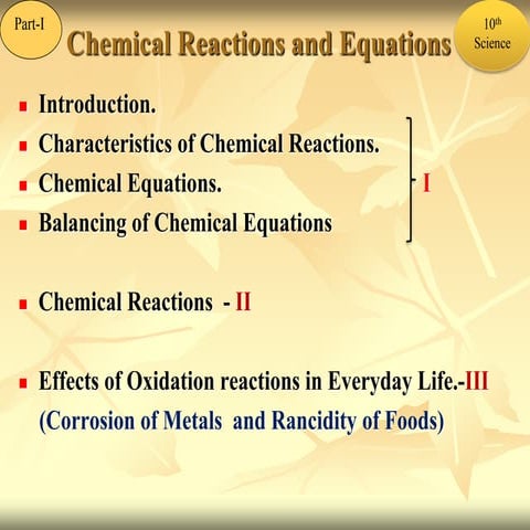 Chemical Reactions | PPT